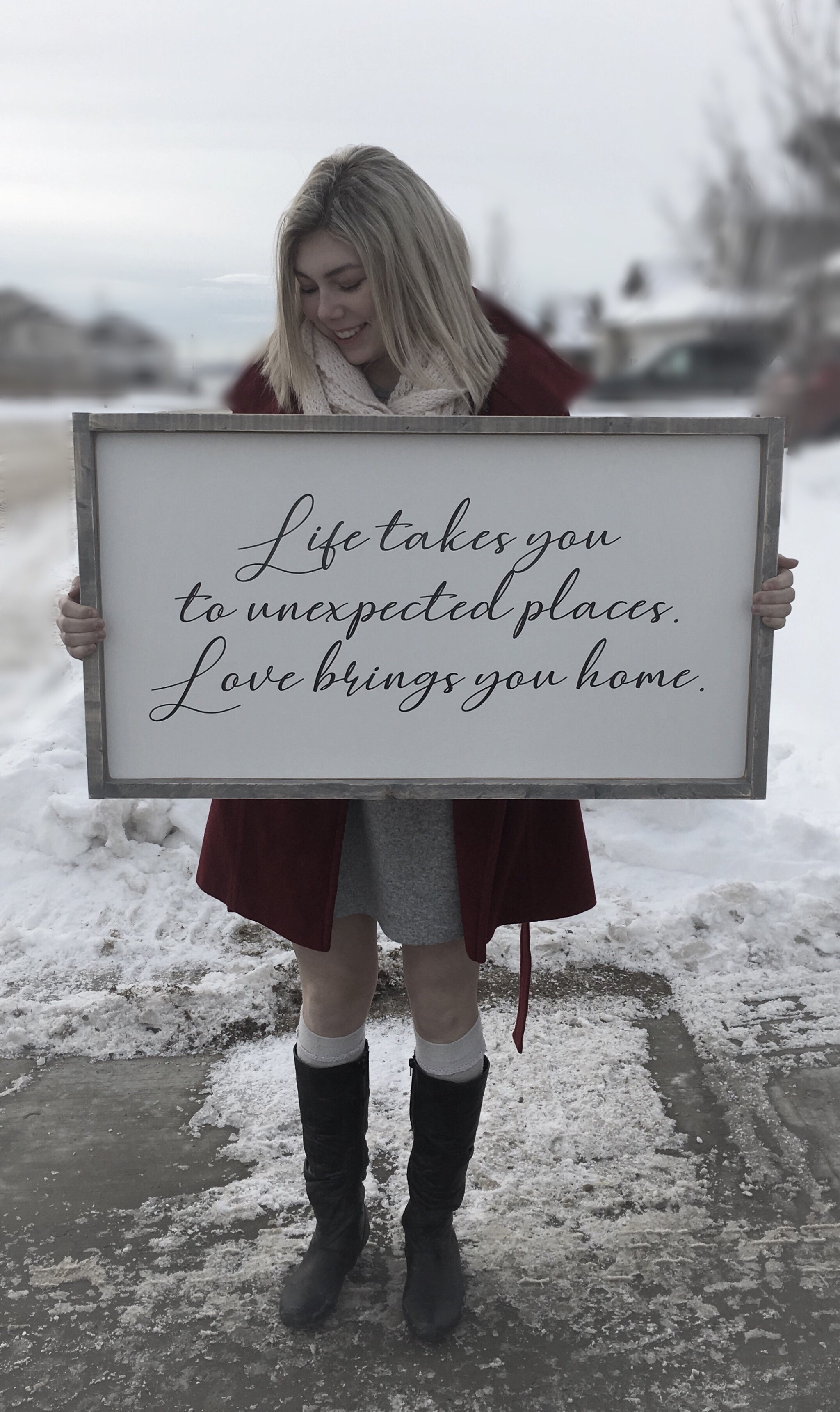 Love Brings You Home – Little Wood Bird Design Co.
